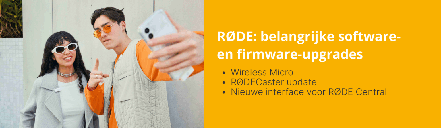 RODE SOFTWARE & FIRMWARE UPDATE ALERT – Mafico B.V.